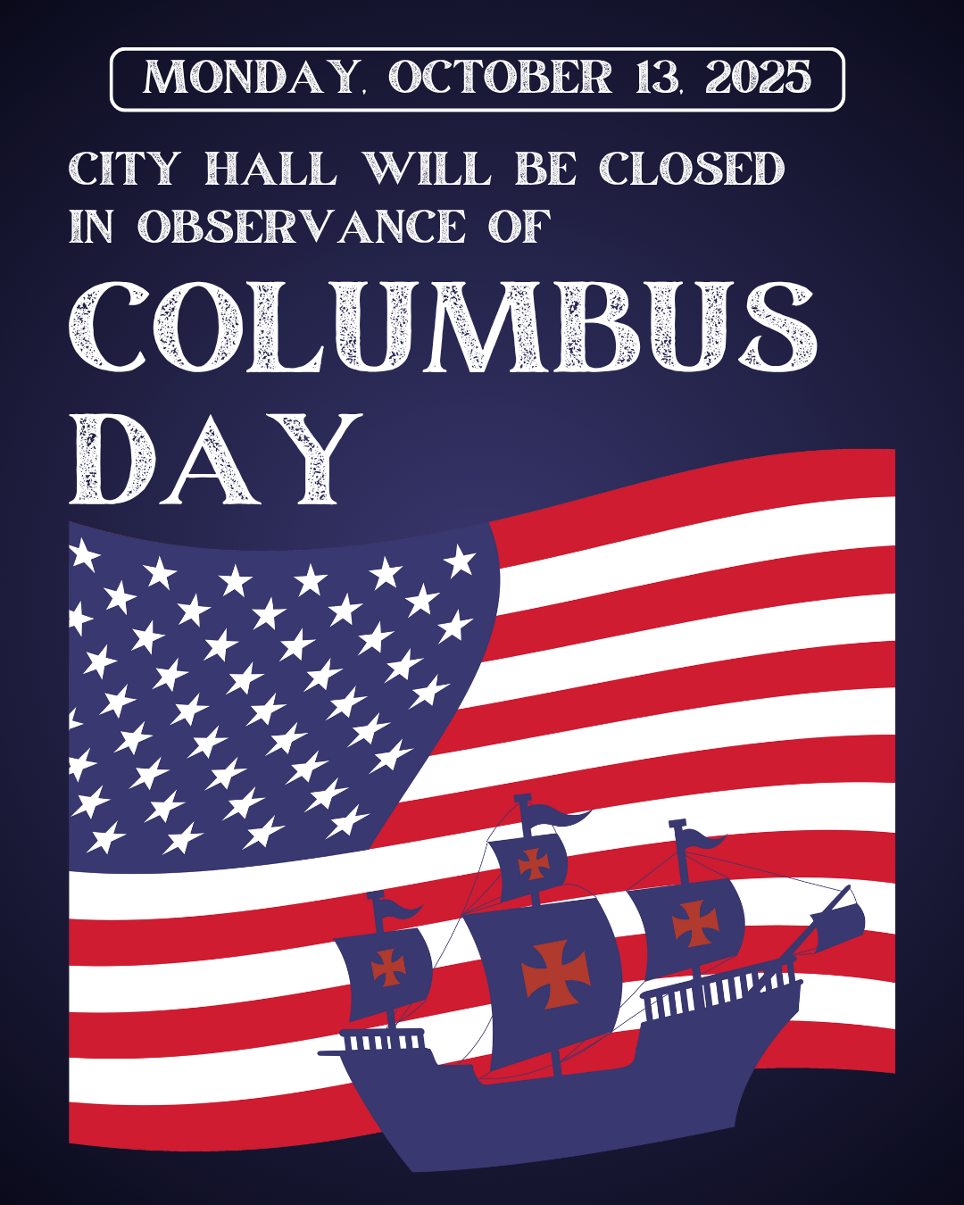 Columbus Day – City Hall Closed